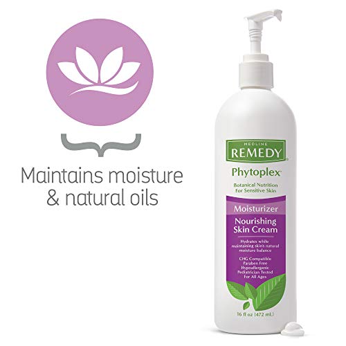 Medline Remedy Phytoplex Nourishing Skin Cream, Skin Moisturizer, Paraben Free Body Lotion, 16 Fl Oz