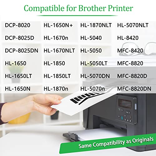 greencycle High Yield TN560 TN-560 Toner Cartridge Replacement Compatible for Brother DCP-8020 MFC-8420 MFC-8820DN HL-1650 HL-1650N HL-1850 HL-1870N HL-5050 HL-5070N Printers (Black, 1 Pack)