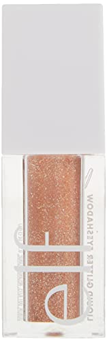 e.l.f., Liquid Glitter Eyeshadow, Long Lasting, Quick-Drying, Opaque, Gel-Based Formula, Creates High-Impact, Multi-Dimensional Eye Looks, Flirty Birdy, 0.10 Fl Oz