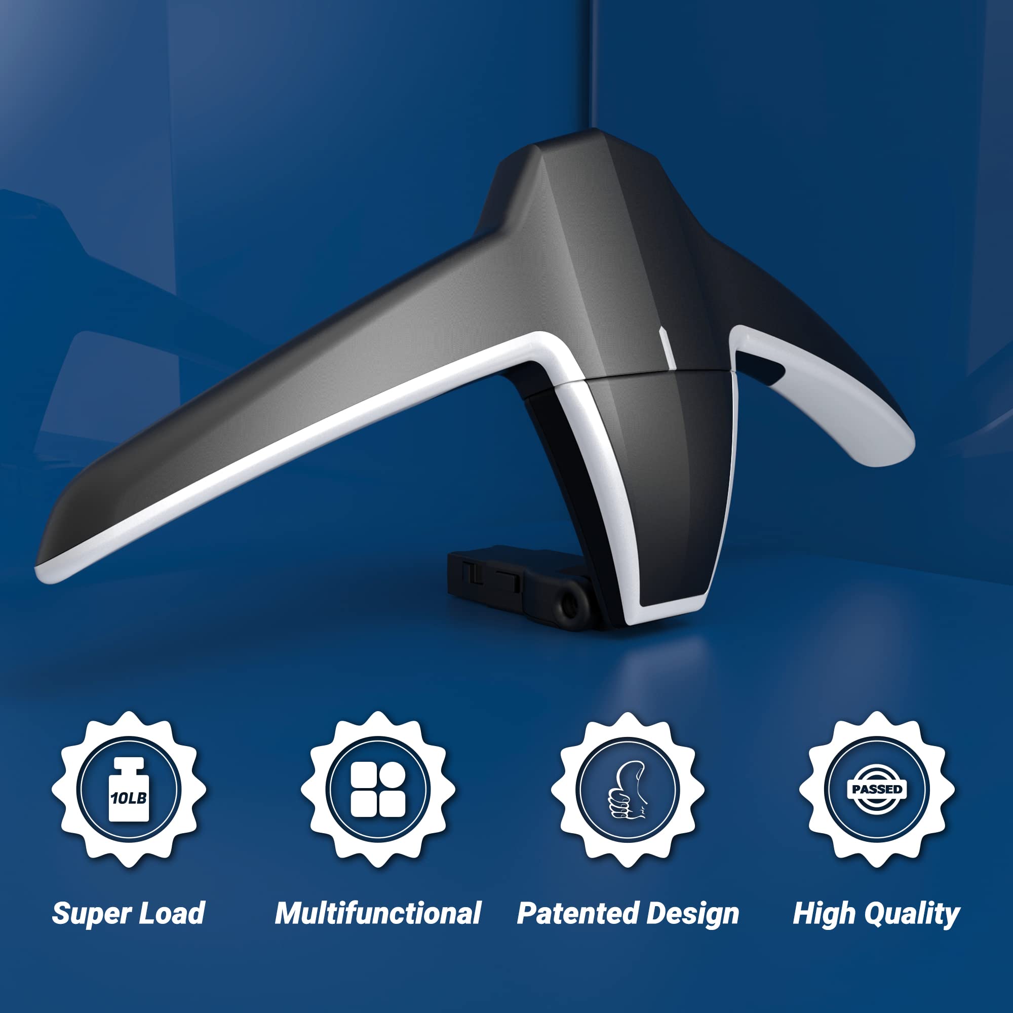Sandure Car Coat Hanger Headrest Back Car Seat Coat Hanger Multifunctional Car Hanger for Coat Suit Jacket