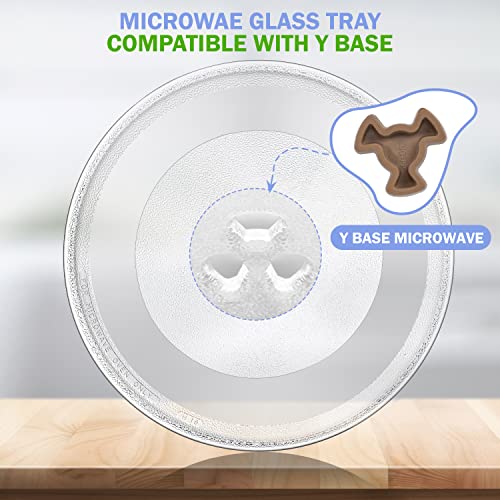 Microwave Plate Replacement for GE WB49X10129 Microwave Glass Turntable 12 3/4 Inch