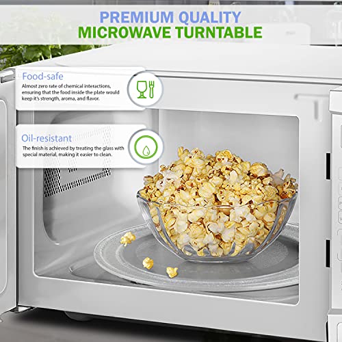 Microwave Plate Replacement for GE WB49X10129 Microwave Glass Turntable 12 3/4 Inch