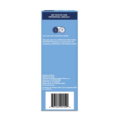 ACUVUE® RevitaLens Multi-Purpose Disinfecting Solution, 10 oz. (Pack of 4)