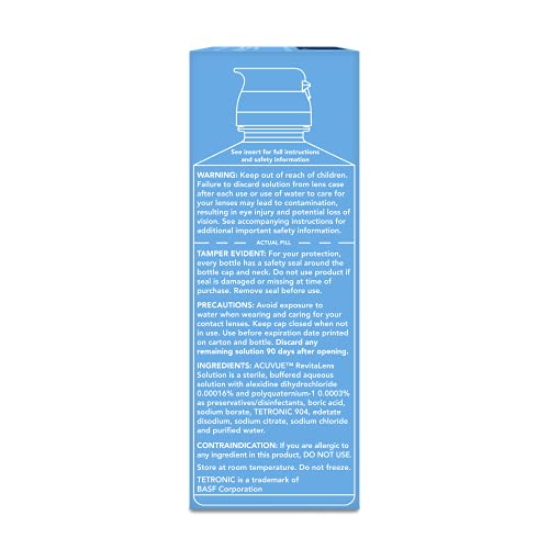 ACUVUE® RevitaLens Multi-Purpose Disinfecting Solution, 10 oz. (Pack of 4)