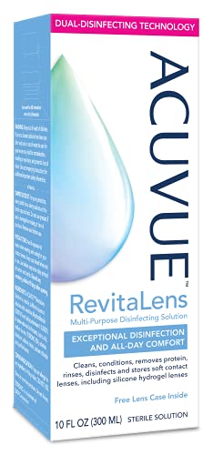 ACUVUE® RevitaLens Multi-Purpose Disinfecting Solution, 10 oz. (Pack of 4)