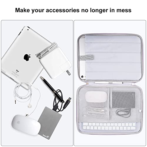 12.9 Inch Tablet Sleeve Bag, iPad Pro 12.9 Tablet Carrying Case for iPad Pro 12.9 M2/M1/2022-2018, 13" iPad Pro M4/iPad Air M2 2024, Samsung Galaxy Tab S8/S7+/Plus/FE/Tab Pro S 12.2" Pouch Bag, Purple