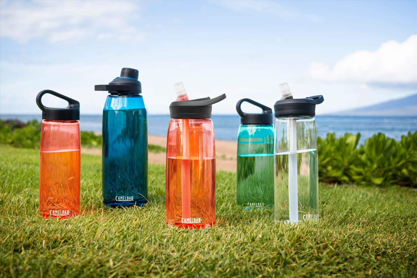CamelBak Carry Cap BPA Free Water Bottle with Tritan Renew, 25oz, Charcoal