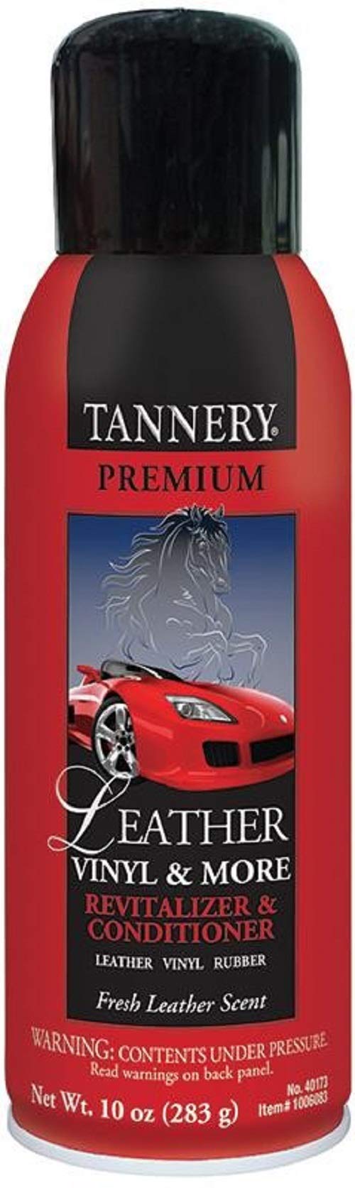 CRC 40173 Tannery Leather, Vinyl & More Revitalizer & Conditioner, 10 Wt Oz