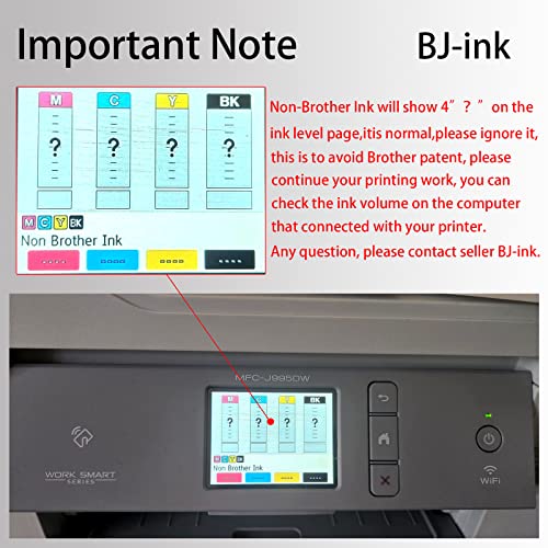 BJ-INK LC3033XXL LC3033 LC3035 Compatible Ink Cartridges Replacement for Brother MFC-J995DW MFC-J995DWXL MFC-J815DW, MFC-J805DW, MFC-J805DWXL Printer (Black, Cyan, Magenta, Yellow, 4-Pack)