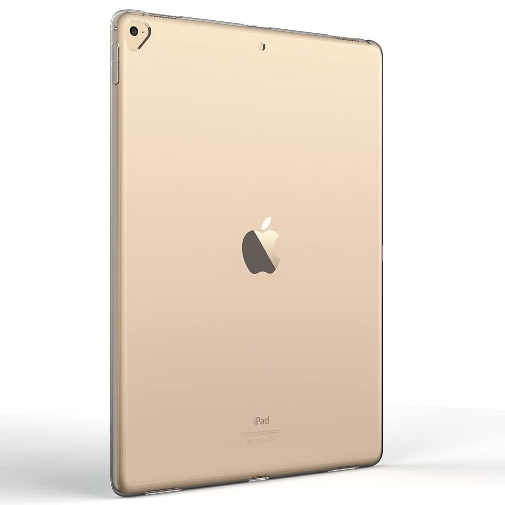 Puxicu Clear Case for iPad Pro 12.9 inch 2017/2015, Slim Design Flexible Soft TPU Protective Cover for iPad Pro 12.9"(1st and 2nd Generation, 2015 and 2017 Model) Tablet, Transparent