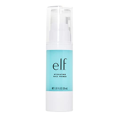 e.l.f. Hydrating Face Primer, Makeup Primer For A Flawless, Smooth Canvas, Infused With Grape, Vitamins A, C, & E, Vegan & Cruelty-Free, 1.01 Oz