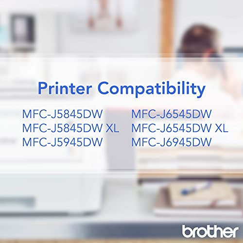 BrotherĀ® LC3037 Genuine High-Yield Multi-Pack Ink, Black/Cyan/Magenta/Yellow, Pack Of 4 Cartridges, LC30374PKS
