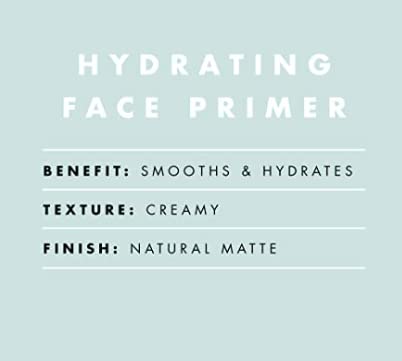 e.l.f. Hydrating Face Primer, Makeup Primer For A Flawless, Smooth Canvas, Infused With Grape, Vitamins A, C, & E, Vegan & Cruelty-Free, 1.01 Oz