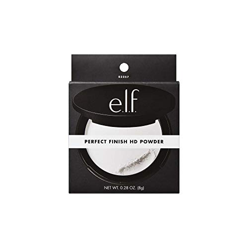 e.l.f, Perfect Finish HD Powder, Convenient, Portable Compact, Fills Fine Lines, Blurs Imperfections, Soft, Smooth Finish, Anytime Wear, 0.28 Oz