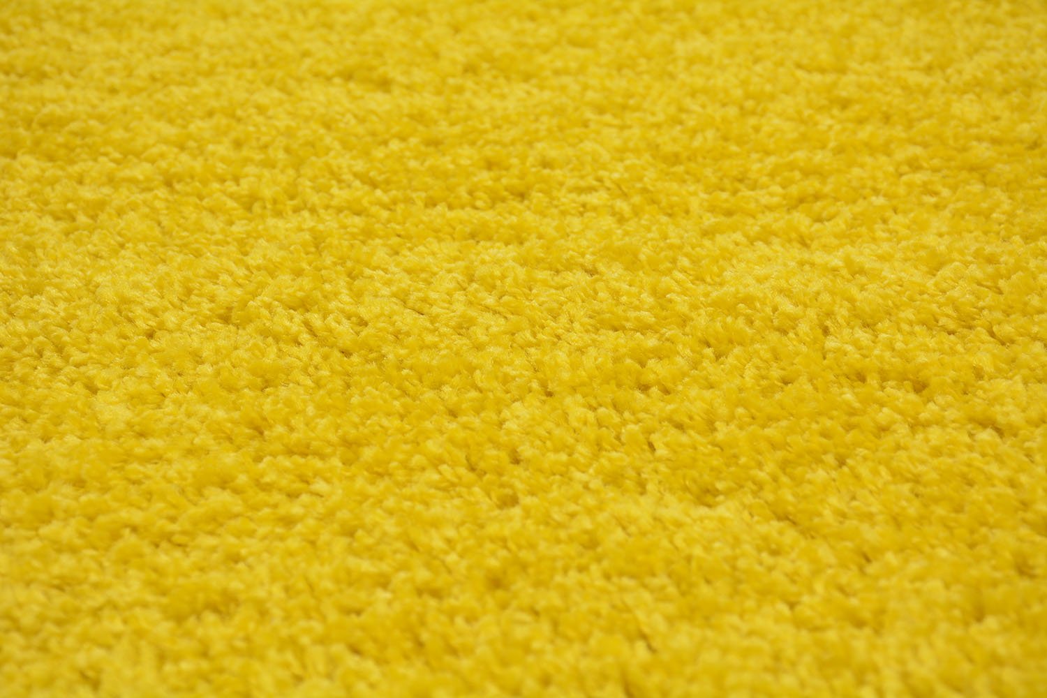 SOHO Shaggy Collection Solid Color Shag Area Rug Rugs 7 Color Options (Yellow, 8 x 10)