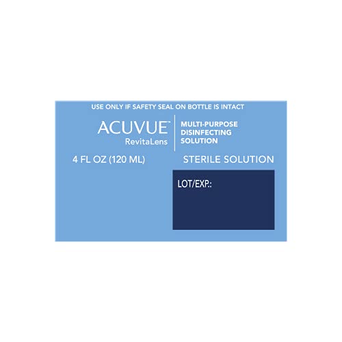 ACUVUE® RevitaLens Multi-Purpose Disinfecting Solution, 4 oz. (Pack of 4)