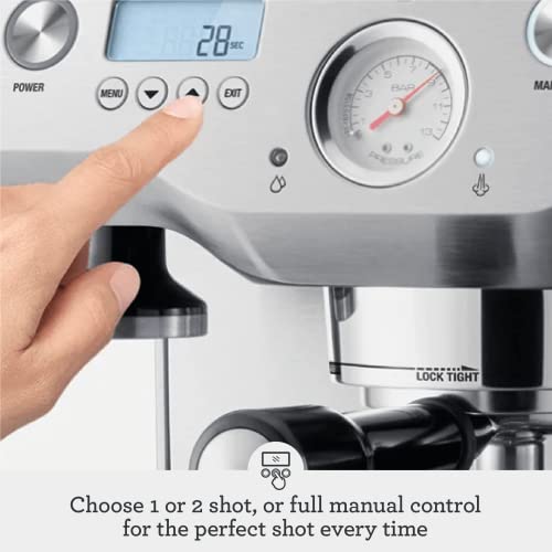 Breville BES920XL Dual Boiler Espresso Machine,84 oz, Brushed Stainless Steel