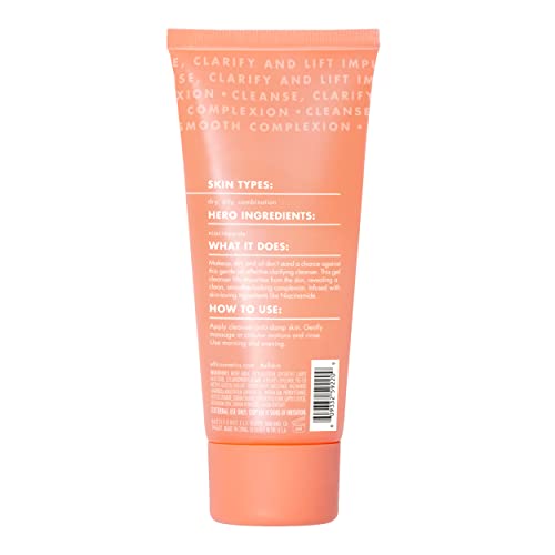 e.l.f., SuperClarify Cleanser, Lightweight, Gentle, Effective, Soothing, Removes Makeup and Impurities, Prevents Clogged Pores, Strengthens , Infused with Lavender, 3.4 Fl Oz
