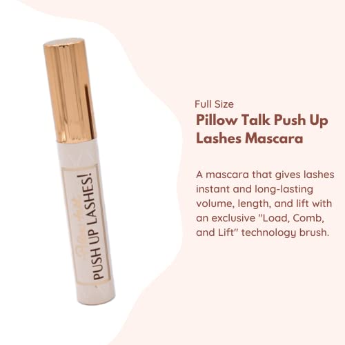 Charlotte Tilbury Pillow Talk Mascara & Eyeliner Beautifying Eye Filter Set:: Push Up Lashes Volumizing & Lengthening Mascara for Eyelashes and Pillow Talk Eyeliner