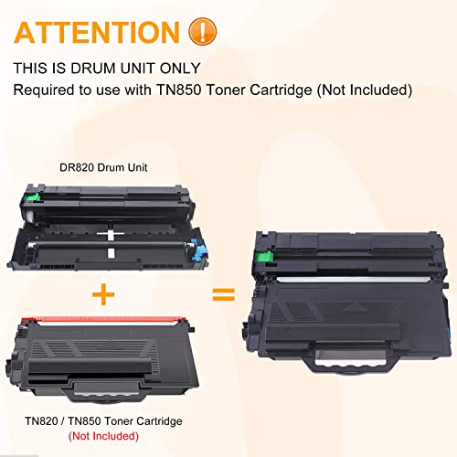 HenceBuy Compatible Drum Unit Replacement for Brother DR820 DR-820 DR 820 Brother HL-L6200DW MFC-L5850DW HLL6200DW HL-L6200DW MFC-L5900DW MFC-L5700DW HL-L5200DW MFC-L6800DW Printer (Drum Unit-1 Pack)