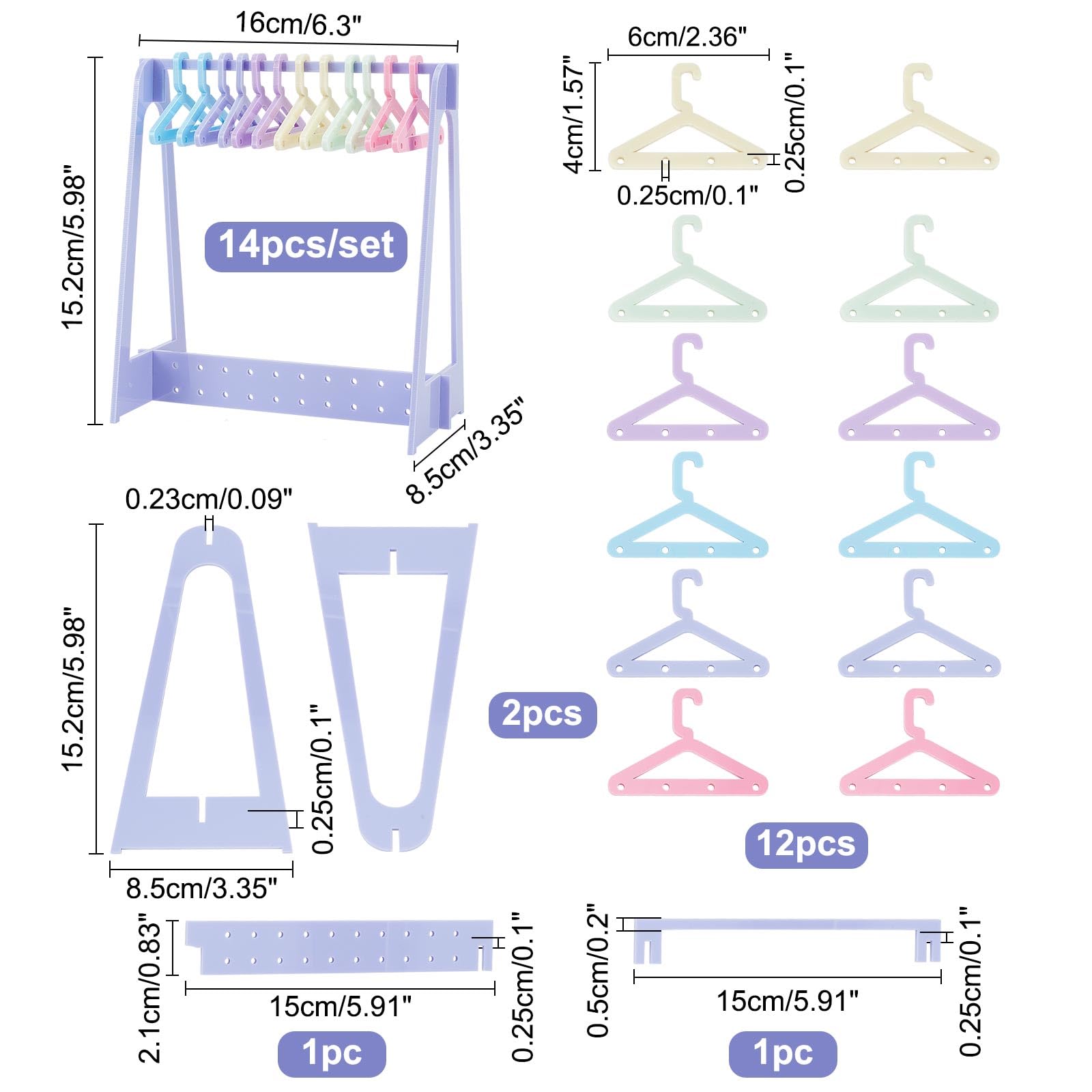 PH PandaHall Earring Organizer 60 Holes Acrylic Coat Hanger Earring Holder Rack Earring Display Stands for Selling Unique Dangle Ear Stud Organizer for Earring Retail Show Personal Exhibition