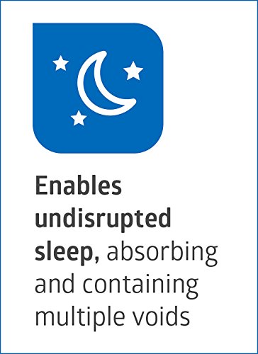 Medline Extended Wear Overnight Adult Briefs with Tabs, Maximum Absorbency Adult Diapers, Large (60 Count)