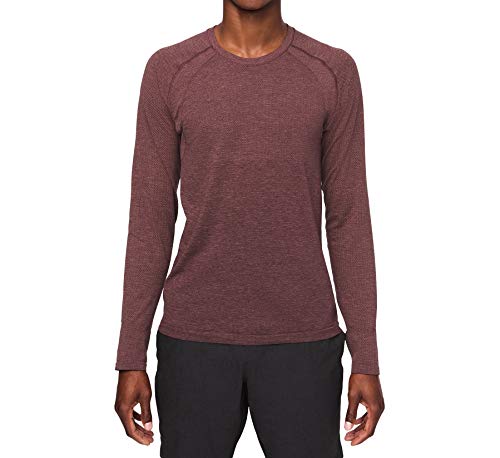Lululemon Mens Metal Vent Tech Long Sleeve Shirt (Smoky Red/Red Dust, XXL)