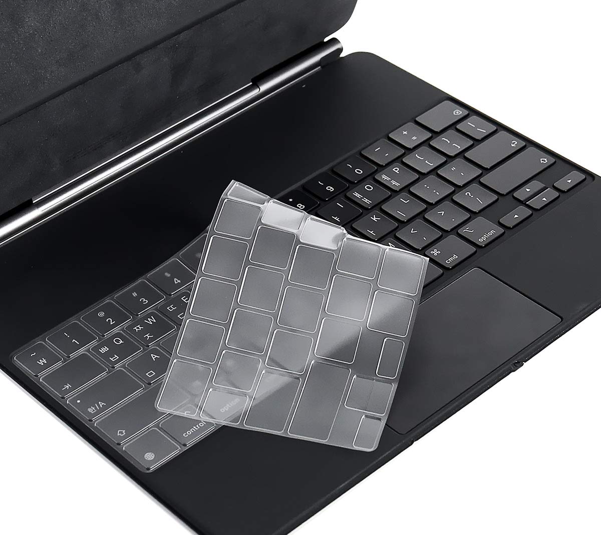 CaseBuy Ultra Thin Keyboard Cover for Apple iPad Air 13-inch (M2 2024) & M2 iPad Pro 12.9 inch 2022 2021 2020 Release with Magic Keyboard(6th 5th 4th Gen), iPad Pro 12.9 Accessories Protective Skin