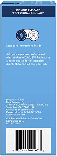 ACUVUE RevitaLens Multi-Purpose Disinfecting Solution 10 oz (Pack of 2)