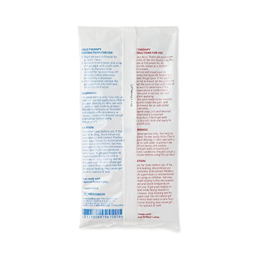 Medline Accu-Therm Hot/Cold Gel Packs, Size 5" x 10"