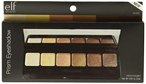 e.l.f. Cosmetics Prism Eyeshadow Palette, Six Silky Eyeshadows Create Luminous, Shimmery Eyes, Naked