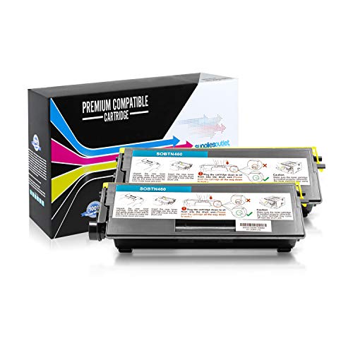 SuppliesOutlet Compatible Toner Cartridge Replacement for Brother TN460 / TN-460 / TN430 / TN-430 (Black,2 Pack)