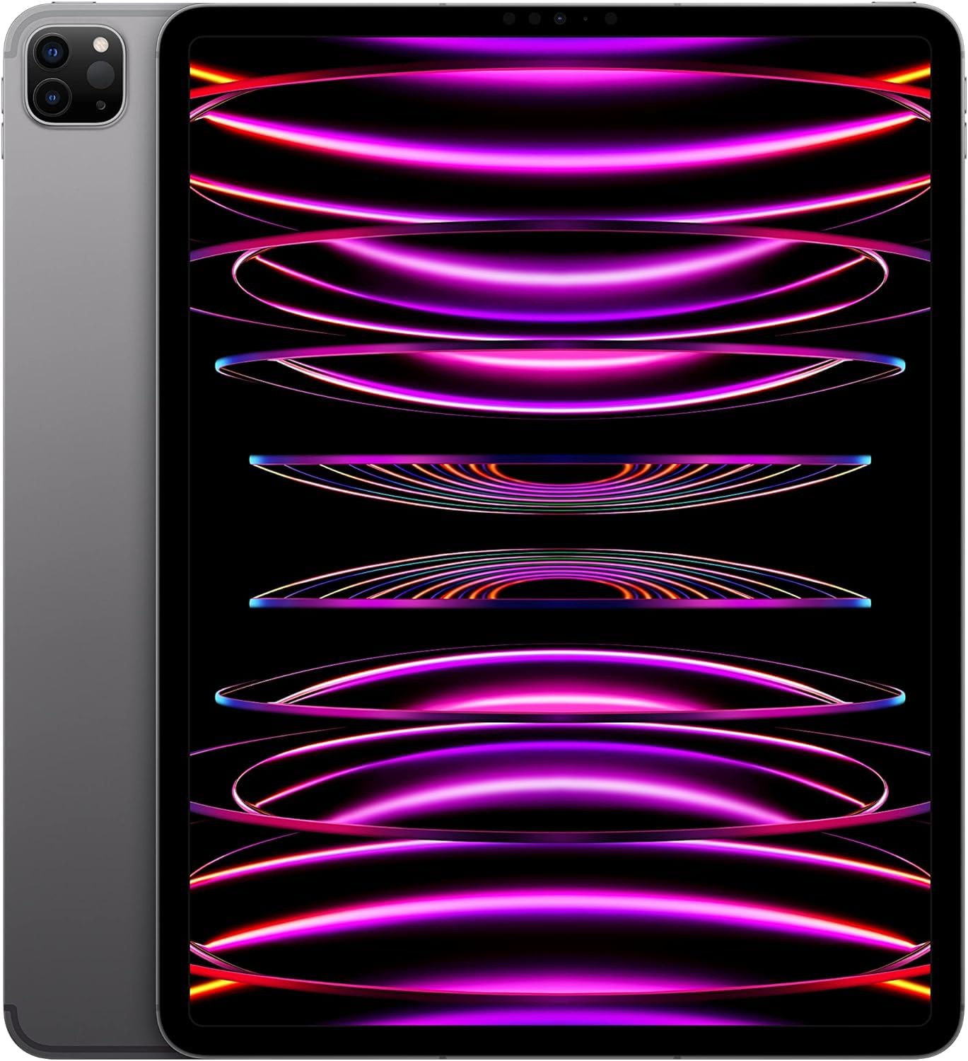 2022 Apple iPad Pro (12.9-inch, Wi-Fi + Cellular, 128GB) - Space Gray (Renewed)