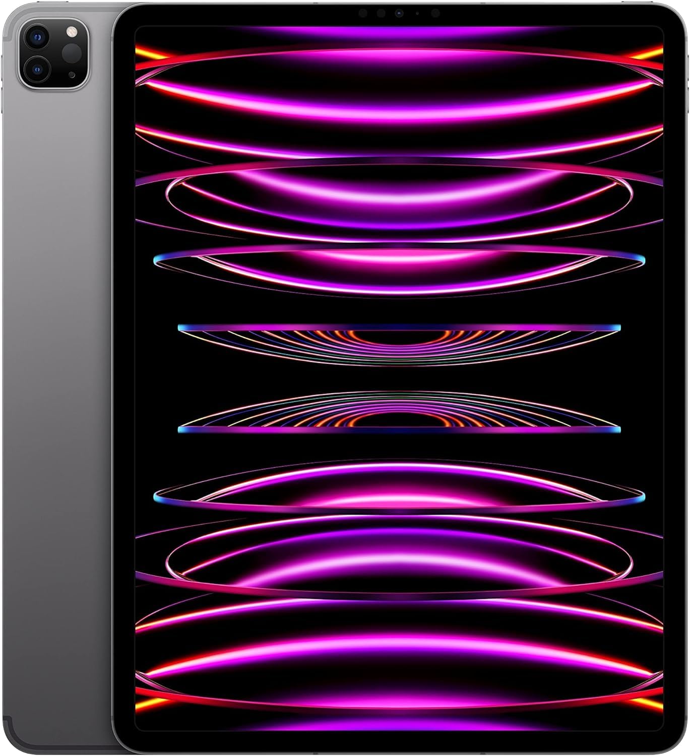 2022 Apple iPad Pro (12.9-inch, Wi-Fi + Cellular, 128GB) - Space Gray (Renewed)