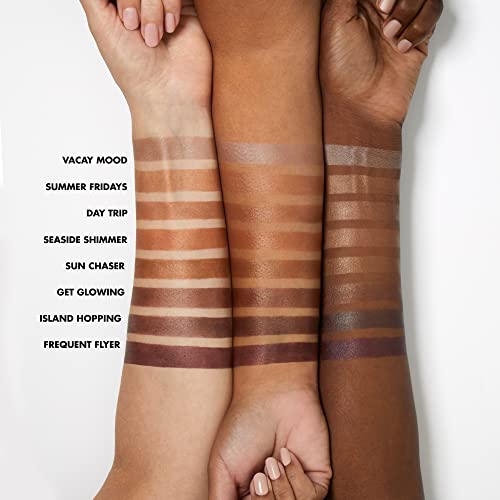 e.l.f. Luminous Putty Bronzer, Lightweight Putty-to-Powder Bronzer For A Radiant, Glowing Finish, Highly Pigmented, Vegan & Cruelty-Free, Island Hopping