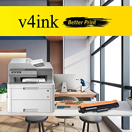 v4ink Compatible Toner Cartridge Replacement for Brother TN223 TN227BK TN227 Black Toner Cartridge for use with Brother MFC-l3770CDW MFC-l3750CDW MFC-l3710CW HL-L3290CDW HL-L3230CDW Printer 1 Pack