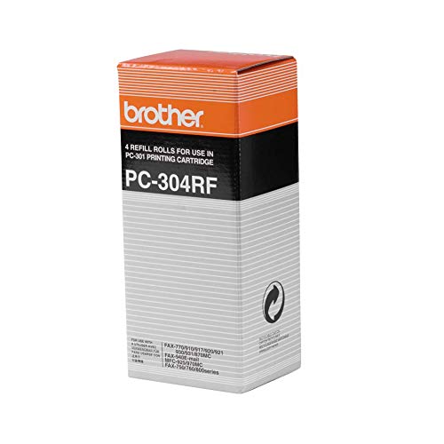 Brother PC-304RF 750 THRM Refill (4-Pack) - Retail Packaging