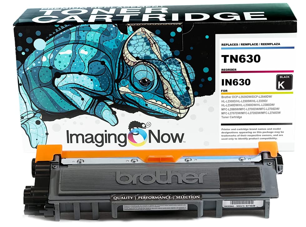 IMAGINGNOW – Brother TN630 Genuine Standard Yield Toner Cartridge OEM Replacement - High Page Yield - Eco-Friendly – Premium Cartridge Replacement - 3 Units