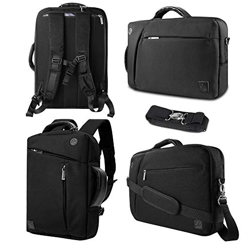 11.6 12 13 Inch Convertible Laptop Tablet Shoulder Bag Sleeve for Galaxy Tab S9+/S9 FE+/S8+/S7 Plus, Surface Pro X 10 9 8 7