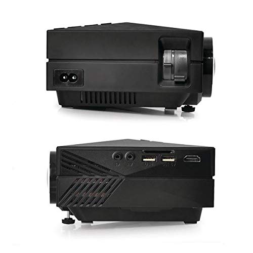 Pyle Mini Video Projector 1080p Full HD Multimedia LED Cinema System for Home Theater, Office Conference Presentations w/ Keystone and HDMI Input for Laptop, PC Computer Digital Video, TV - (PRJG82)
