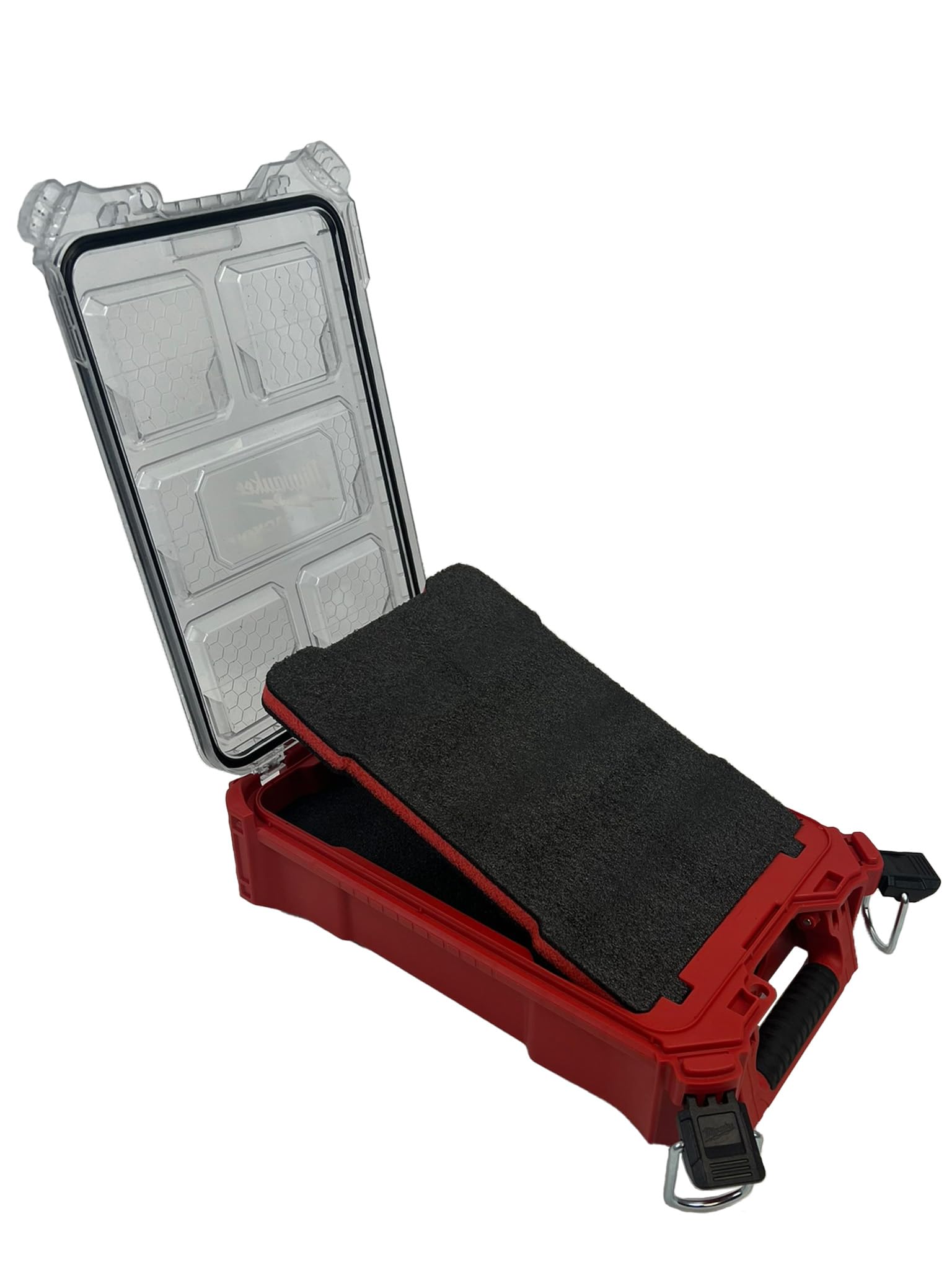Kaizen Source - Kaizen Foam Insert Set for Milwaukee PACKOUT Compact Organizer 48-22-8435 (Red/Black)