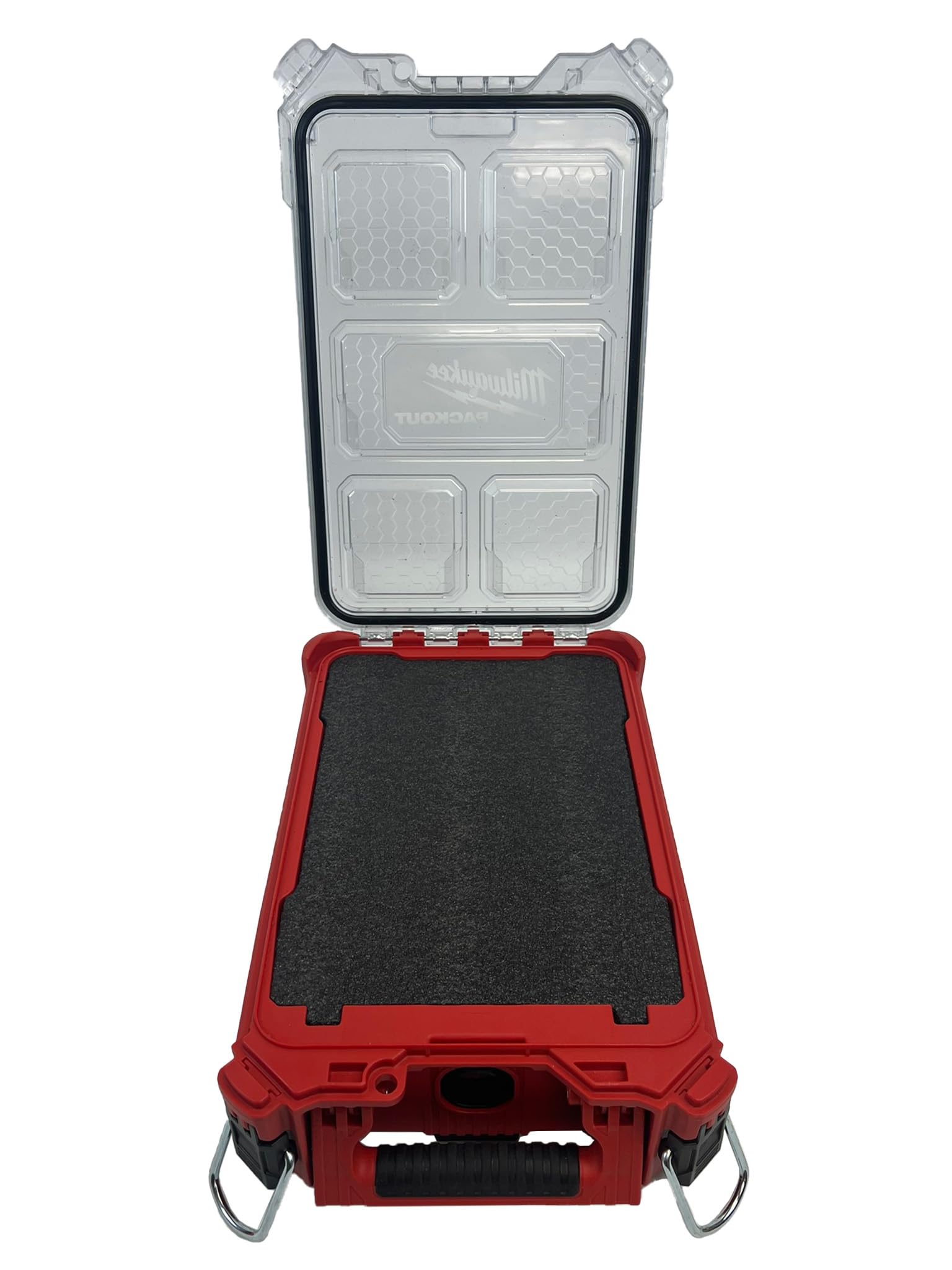 Kaizen Source - Kaizen Foam Insert Set for Milwaukee PACKOUT Compact Organizer 48-22-8435 (Red/Black)