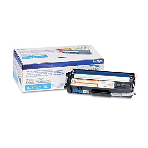 Brother Genuine TN315C High Yield Cyan Toner Cartridge