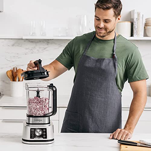 Ninja CO351B Kitchen Nutri SS351 Foodi Power Pitcher System, Smoothie Bowl Maker, 4in1 Blender + Food Processor, Single Serve Blender 1400WP smartTORQUE 6 Auto-iQ Presets (Renewed)