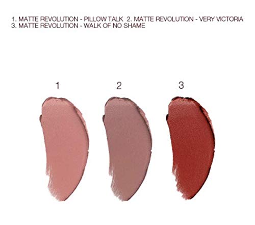 CHARLOTTE TILBURY Mini Iconic Matte Revolution Lip Charm Wardrobe - Very Victoria, Pillow Talk, Walk of Shame