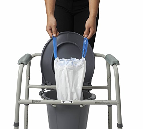 Medline Commode Liners with Absorbent Pad case of 72