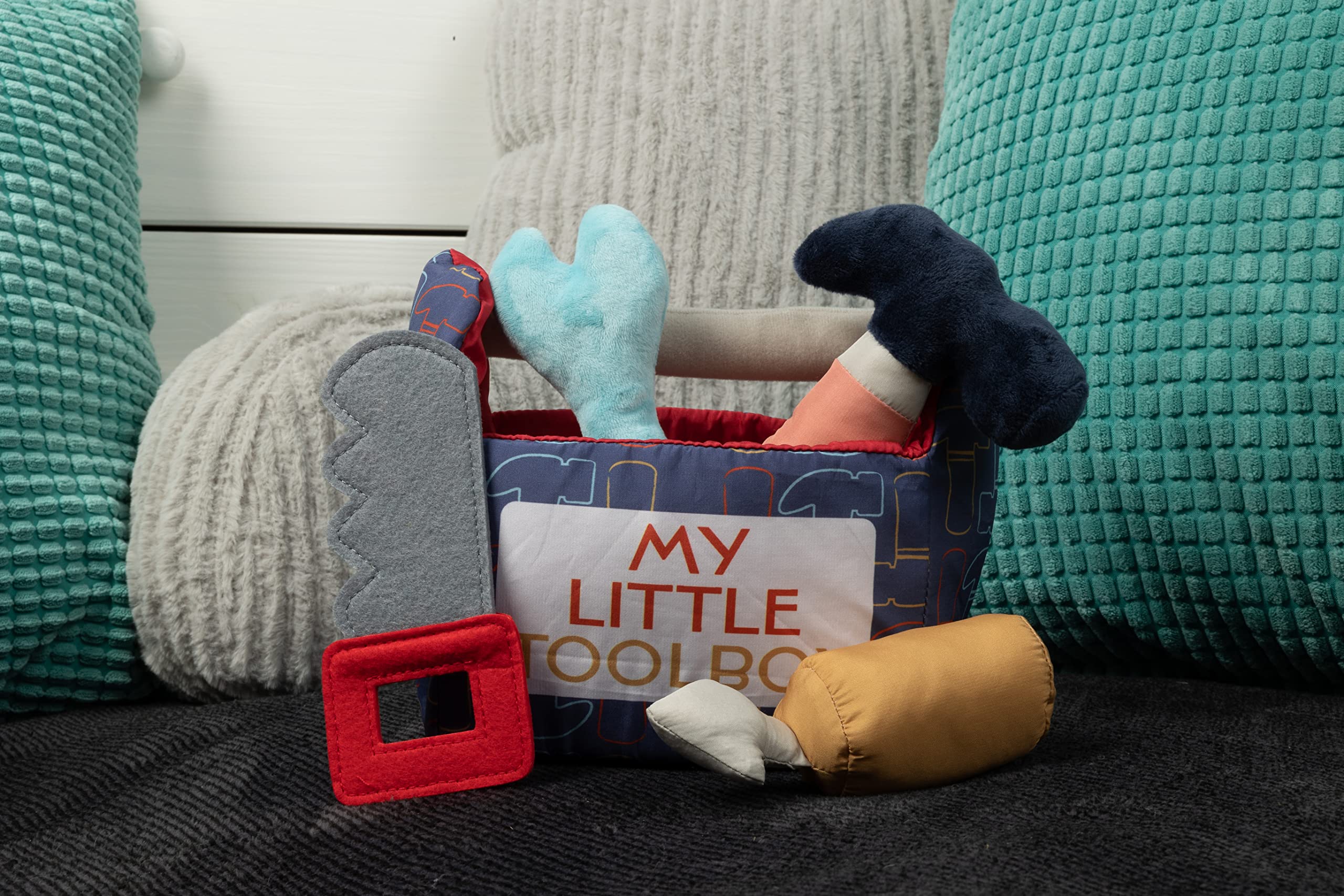 Simple Joys by Carter's Unisex Babies' Plush, Toolbox Playset, Standard