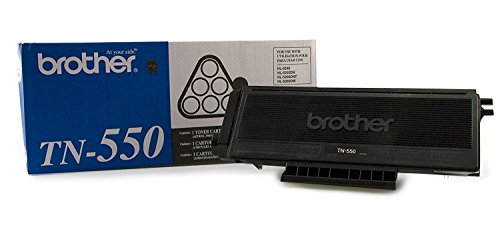 Brother Tn550 Original Toner Cartridge, Black - in Retail Packaging