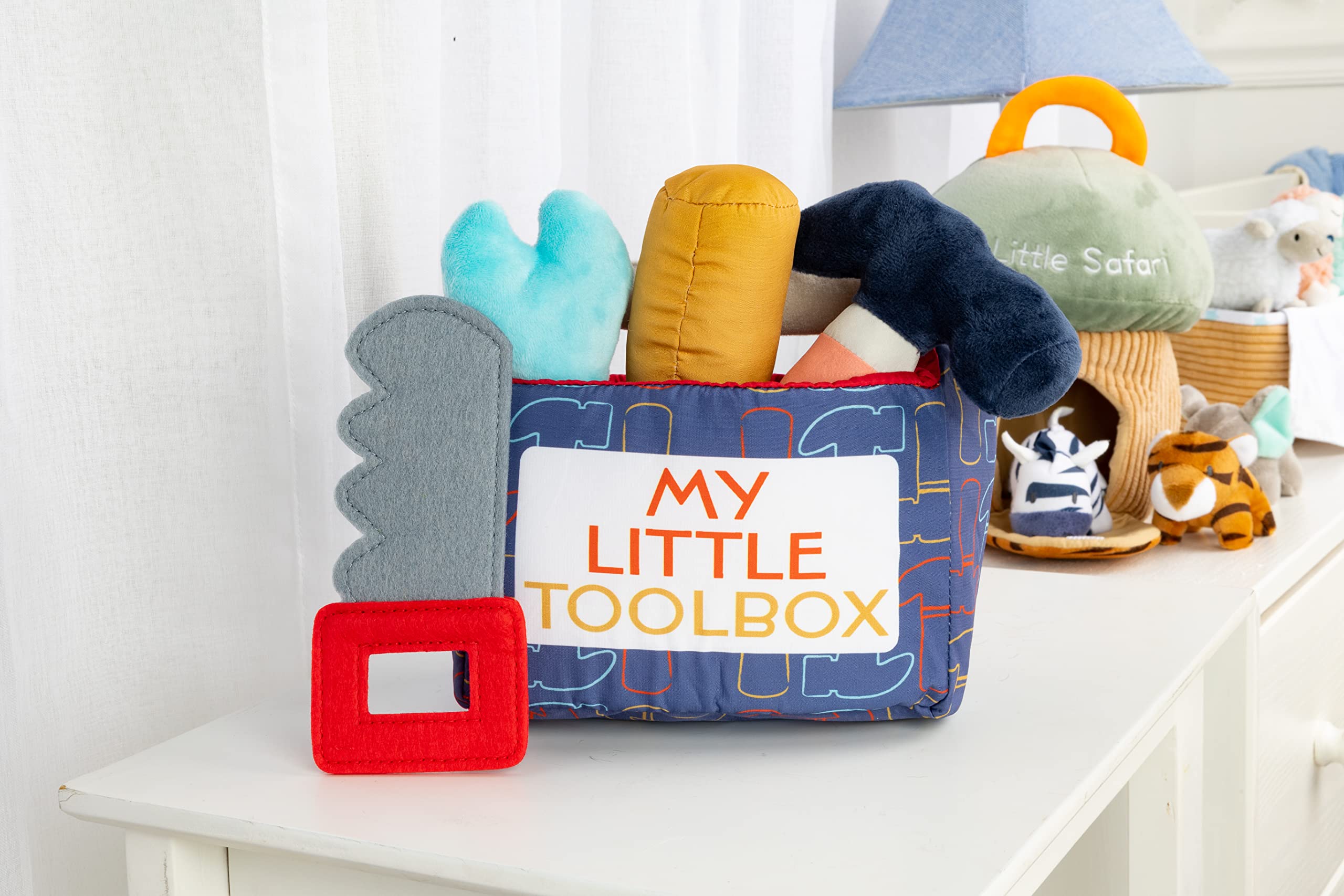 Simple Joys by Carter's Unisex Babies' Plush, Toolbox Playset, Standard