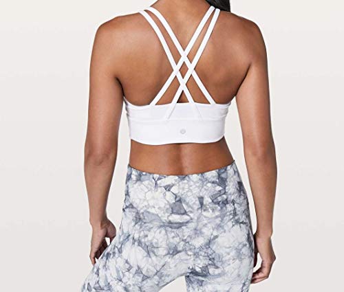 LULULEMON Energy Bra Long Line (White, 6)